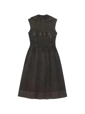 GANNI Zip-collared Mini Dress
