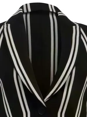 Maje Striped Single-breasted Jacket