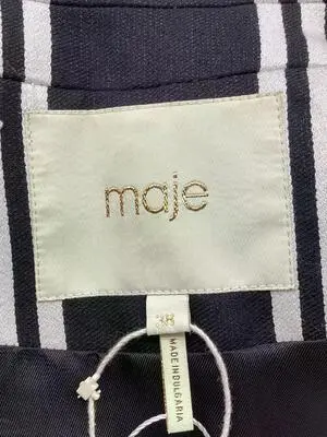 Maje Striped Single-breasted Jacket