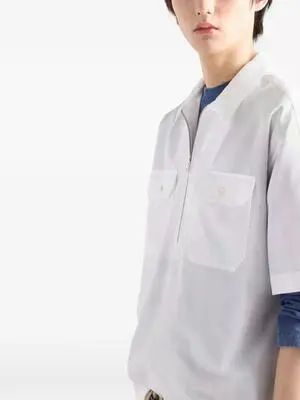 Prada Short-sleeved Cotton Shirt