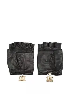 Dsquared2 Studded Fingerless Gloves - Black