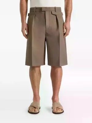 Manière De Voir Tailored Twill Bermuda Shorts