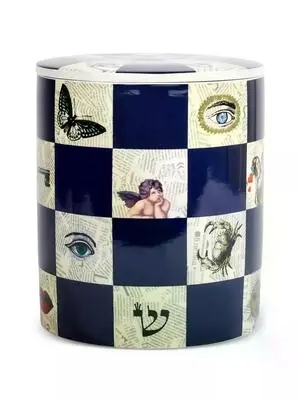 MAISON LA BOUGIE Checkered Motif Candle