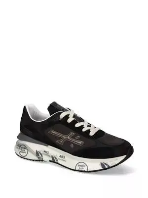 Premiata Printed Flat Sneakers - Black