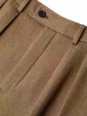 Loro Piana Rodger Pleated Wool Trousers