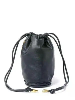 Sacai Drawstring Bucket Bag With Zip Detail