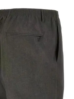 CELLAR DOOR Elastic-waistband Pleated Trousers