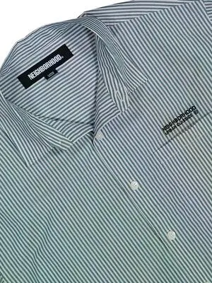 NEIGHBORHOOD Striped Long-sleeve Cotton Shirt