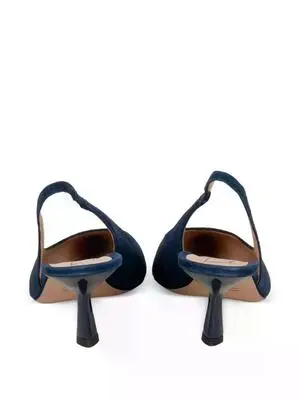 Roberto Festa Pointed Toe Slingback Sandals - Blue