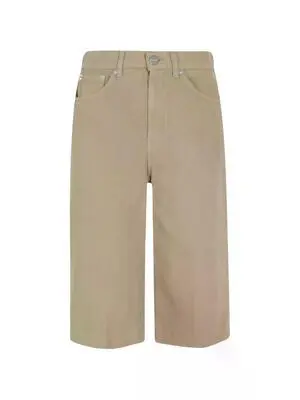 DONDUP Pocket Cotton Shorts - Neutrals