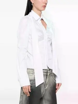 Ottolinger Knot-front Asymmetrical Shirt
