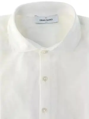 GRAN SASSO Buttoned Cotton Shirt - Neutrals