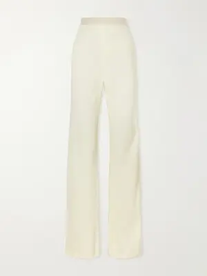 Wardrobe.NYC Crepe Straight-leg Pants - Yellow