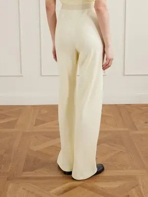 Wardrobe.NYC Crepe Straight-leg Pants - Yellow