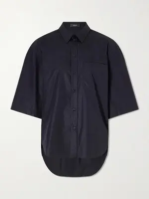 Wardrobe.NYC Oversized Cotton-poplin Shirt - Black