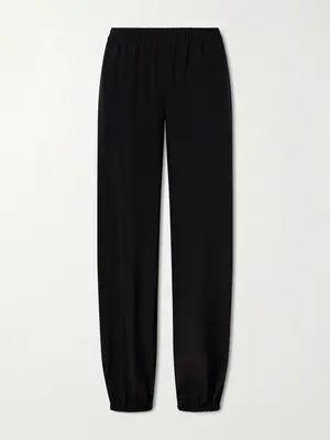 NILI LOTAN Parisa Silk Tapered Pants