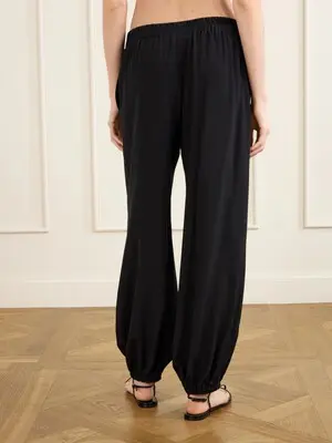 NILI LOTAN Parisa Silk Tapered Pants