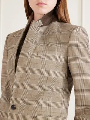 NILI LOTAN Anabel Prince Of Wales Checked Twill Blazer
