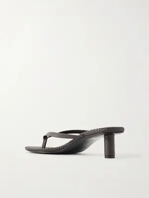 ST. AGNI Leather Sandals