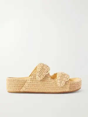 LOEFFLER RANDALL Nico Raffia Sandals