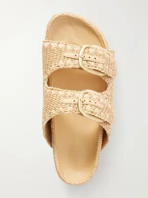 LOEFFLER RANDALL Nico Raffia Sandals