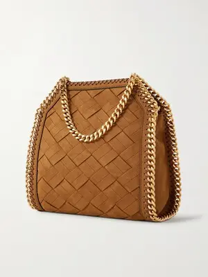 Stella McCartney Falabella Woven Shoulder Bag - Brown