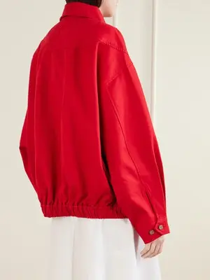 Polo Ralph Lauren Embroidered Cotton Bomber Jacket