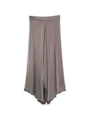 ALYSI Handkerchief Hem Midi Skirt