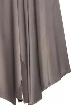 ALYSI Handkerchief Hem Midi Skirt