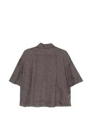ALYSI Polka-dot Polo Top