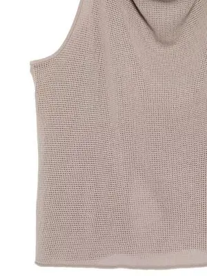 ALYSI Cowl-neck Knit Top - Grey