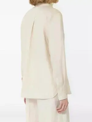 Max Mara Long-sleeve Linen Shirt - Neutrals
