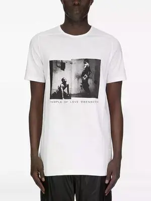 Rick Owens Temple Level T-shirt In Medium Weight Cotton Jersey
