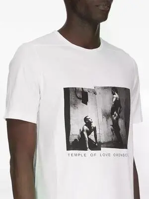 Rick Owens Temple Level T-shirt In Medium Weight Cotton Jersey