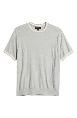 Scott Barber Short Sleeve Reverse Jersey Sweater