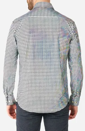Opposuits Discoballer Modern Tailored Fit Button-up Shirt