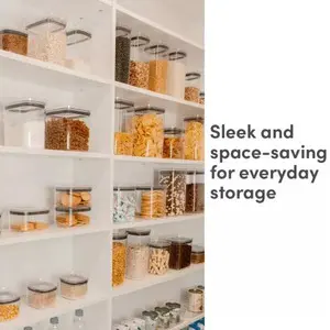 OU Airtight Stackable Food Storage Container With Leak Proof Lid