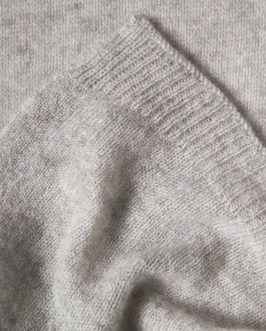 MONTICELLI CASHMERE Pure Cashmere Wrap Scarf - Light Grey