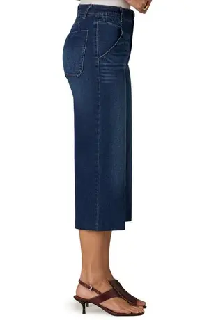 Wit & Wisdom Wyatt Skyrise V-pocket Wide Leg Denim Culottes