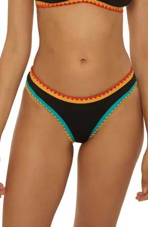 Lucky Brand Avila Hipster Bikini Bottom - Black