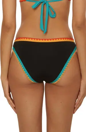 Lucky Brand Avila Hipster Bikini Bottom - Black