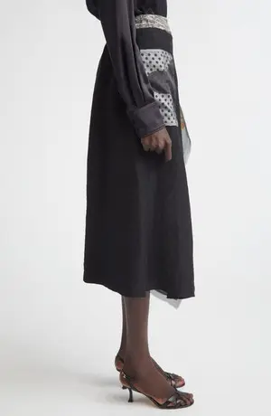 JASON WU Collage Printed Midi Skirt