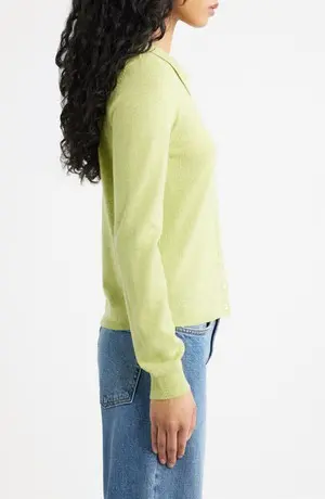 DAMSON MADDER Voula Cable Polo Cardigan