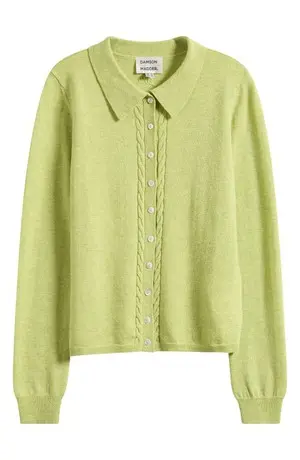 DAMSON MADDER Voula Cable Polo Cardigan