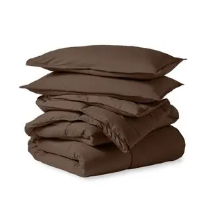 BARE HOME All-season Down Alternative Comforter Setoversized King - Cocoa