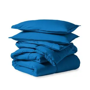 BARE HOME All-season Down Alternative Comforter Set - Medium Blue