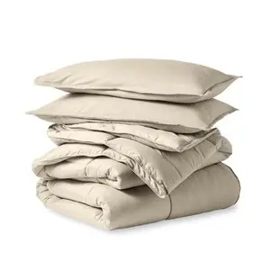 BARE HOME All-season Down Alternative Comforter Set Sand