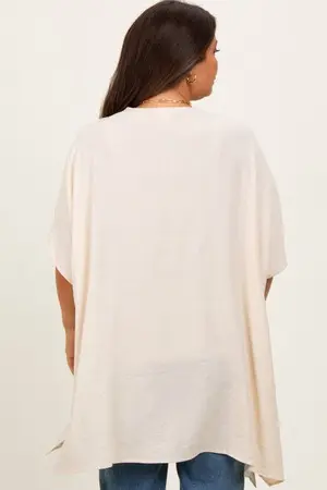 PINKBLUSH Crochet Trim Cover Up