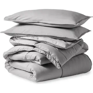BARE HOME All-season Down Alternative Comforter Setoversized Queen - Grey