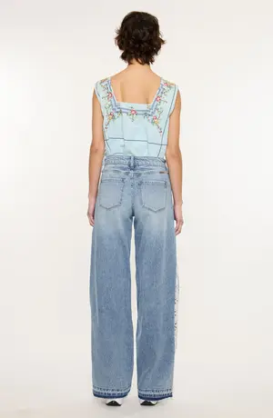 KANCAN Carollyn High-rise Wide-leg Jeans
